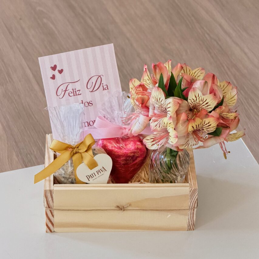 Presente Dia dos Namorados com Chocolates Pati Piva - Poê Cestas